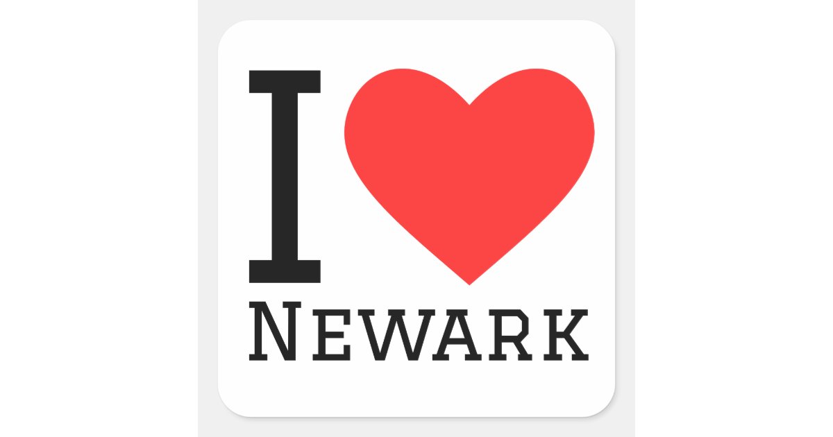 I love Newark Square Sticker | Zazzle