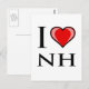 I Love NH - New Hampshire Postcard | Zazzle