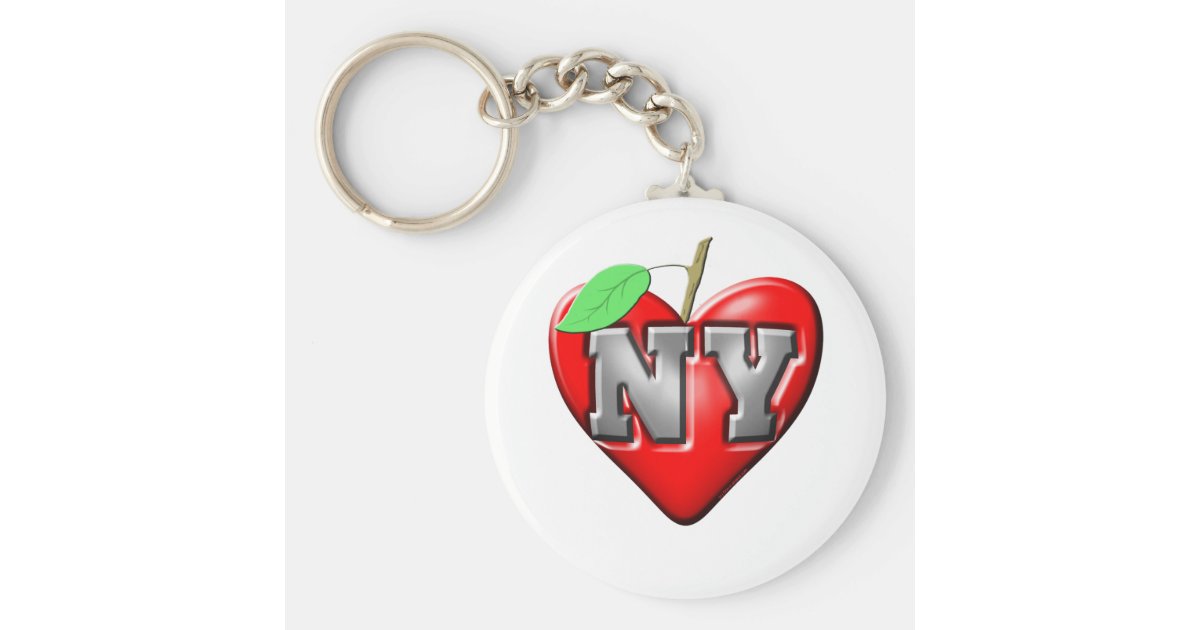 I Love NY Keychain | Zazzle.com