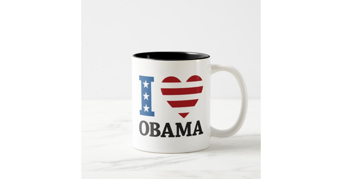I Love Obama Mug | Zazzle