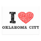 I LOVE OKLAHOMA POSTCARD | Zazzle.com