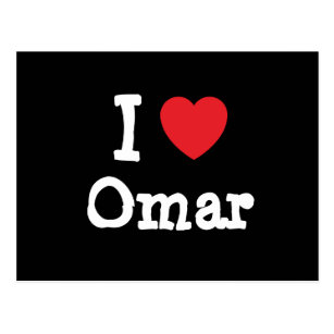 I Love Omar Gifts on Zazzle