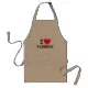 I love pierogi | Funny aprons for men and women | Zazzle