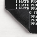 I love programming / I hate programming Mouse Pad | Zazzle