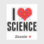 I Love Science Sticker | Zazzle