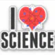 I Love Science Sticker | Zazzle