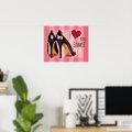 I love shoes poster | Zazzle