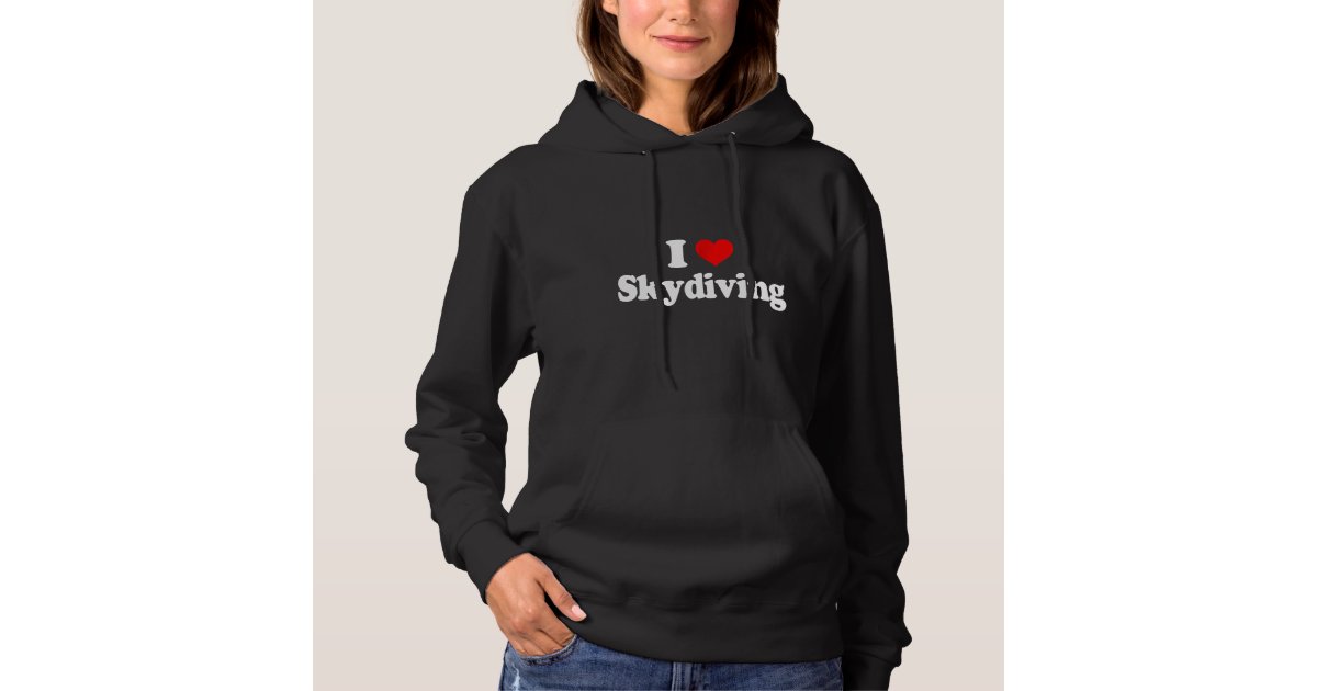 I Love Skydiving Shirt I Heart Skydiving | Zazzle