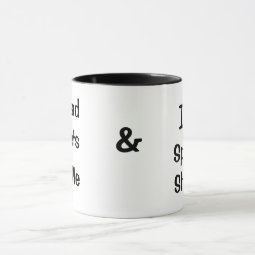 I Love Spreadsheets & Spreadsheets Love Me Mug | Zazzle