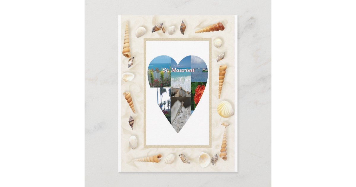 I love St. Maarten Postcard | Zazzle