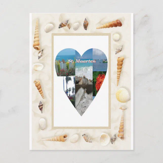 I love St. Maarten Postcard | Zazzle