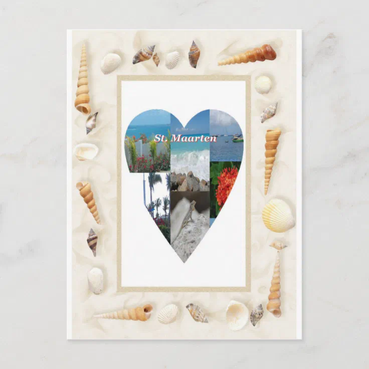 I love St. Maarten Postcard | Zazzle