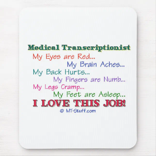 I Love This Job! Mouse Pad | Zazzle