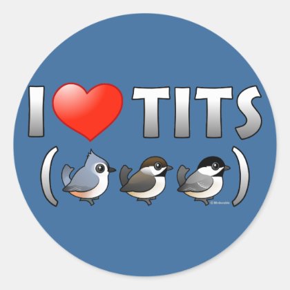 Tufted Titmouse Gift Labels