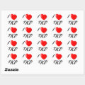 I Love TKD sticker | Zazzle