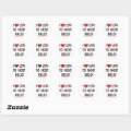 I Love to Shout BINGO Classic Round Sticker | Zazzle