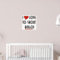 I Love to Shout Bingo Poster | Zazzle