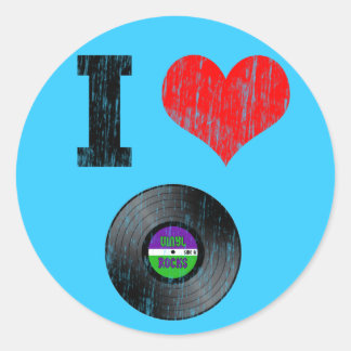 Vinyl Record Stickers | Zazzle