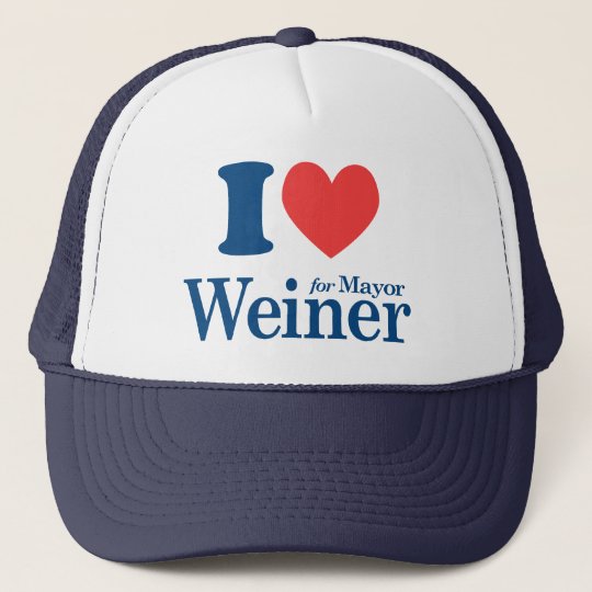 I Love Weiner Trucker Hat | Zazzle.com
