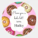 I Love You a Hole Lot Valentine's Day Sticker | Zazzle