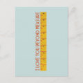 I Love You Beyond Measure Postcard | Zazzle