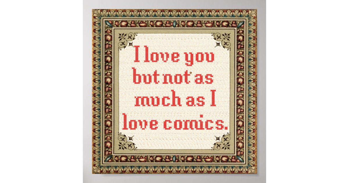 "I Love You But...” Restored Vintage Poster | Zazzle