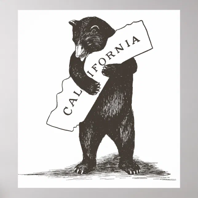 I Love You California Poster | Zazzle