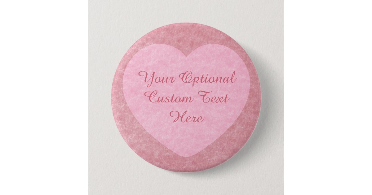 “I LOVE YOU” custom button | Zazzle