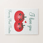 I Love You From My Head Tomatoes Funny Food Pun Jigsaw Puzzle | Zazzle