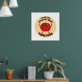 I Love You From My Head Tomatoes Funny Tomato Pun Poster | Zazzle