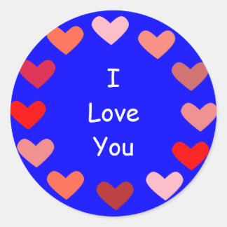 I Love You Stickers | Zazzle