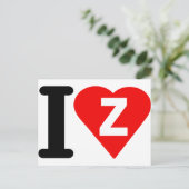 I-LOVE-Z. POSTCARD | Zazzle