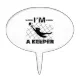 I’m a Keeper – Soccer Goalkeeper designs Cake Topper | Zazzle