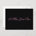 "I Miss You Boo" Postcard | Zazzle