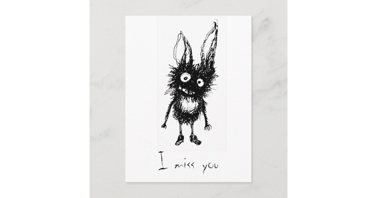 I Miss You Postcard | Zazzle