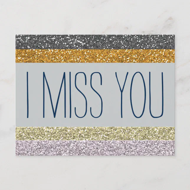 I Miss You Postcard | Zazzle