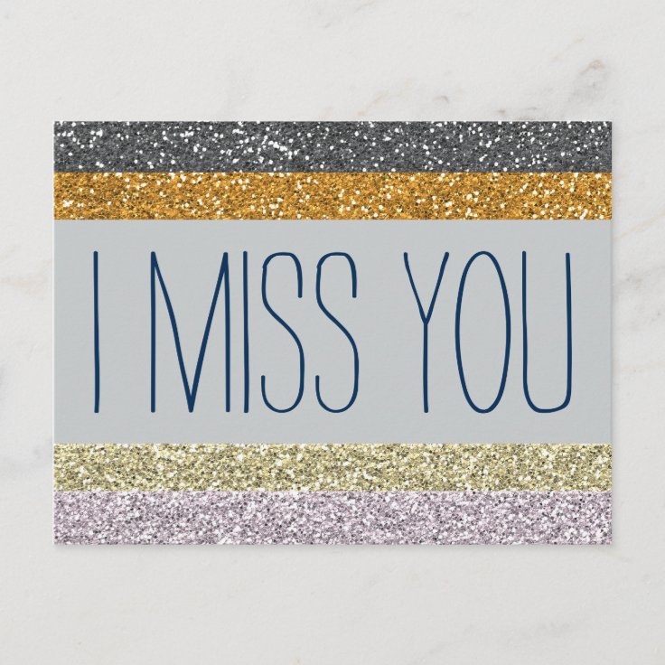 I Miss You Postcard | Zazzle