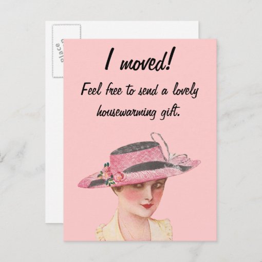 I Moved! Announcement Postcard | Zazzle
