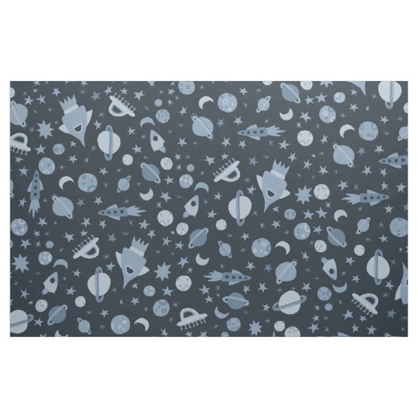 Galaxy And Space Pattern Fabric | Zazzle