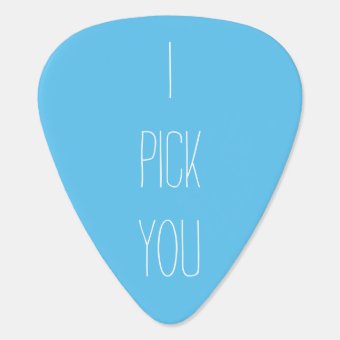 I Pick You Customizable Photo and Background | Zazzle