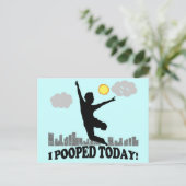 I Pooped Today Postcard | Zazzle