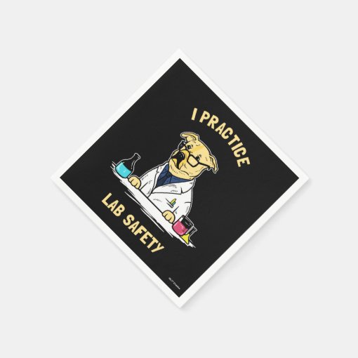 I Practice Lab Safety Napkins | Zazzle