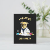 I Practice Lab Safety Postcard | Zazzle