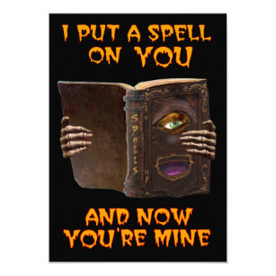 Spell Book Invitations | Zazzle