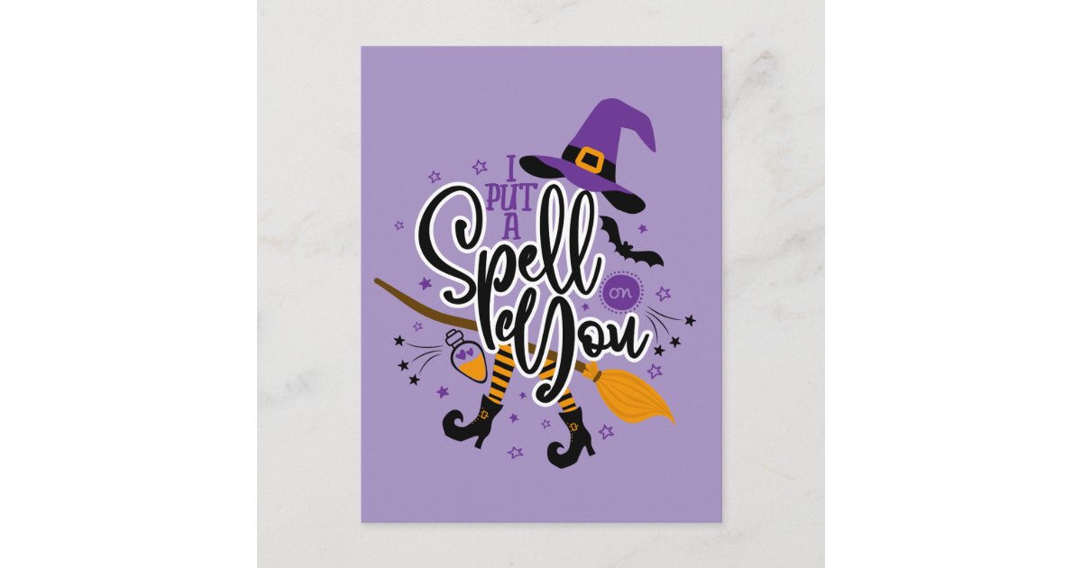 I Put A Spell On You Postcard | Zazzle
