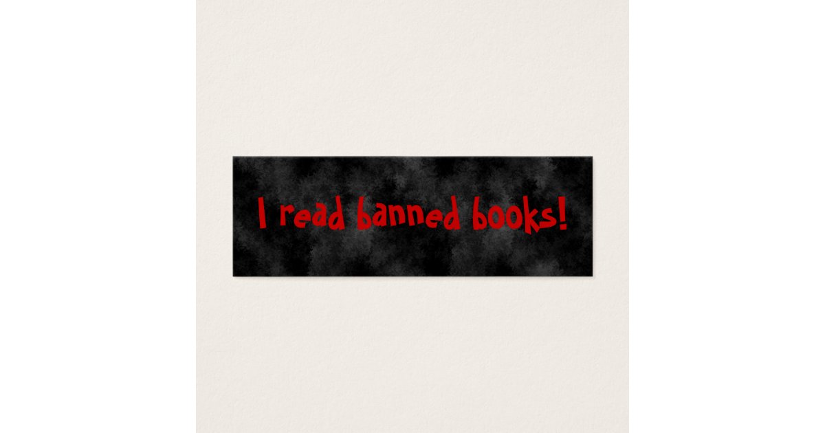 I read banned books Bookmarks | Zazzle