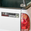 I read dead people bumper sticker | Zazzle