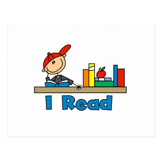 I Read Postcard | Zazzle.com