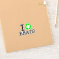 I Recycle Beats Sticker | Zazzle