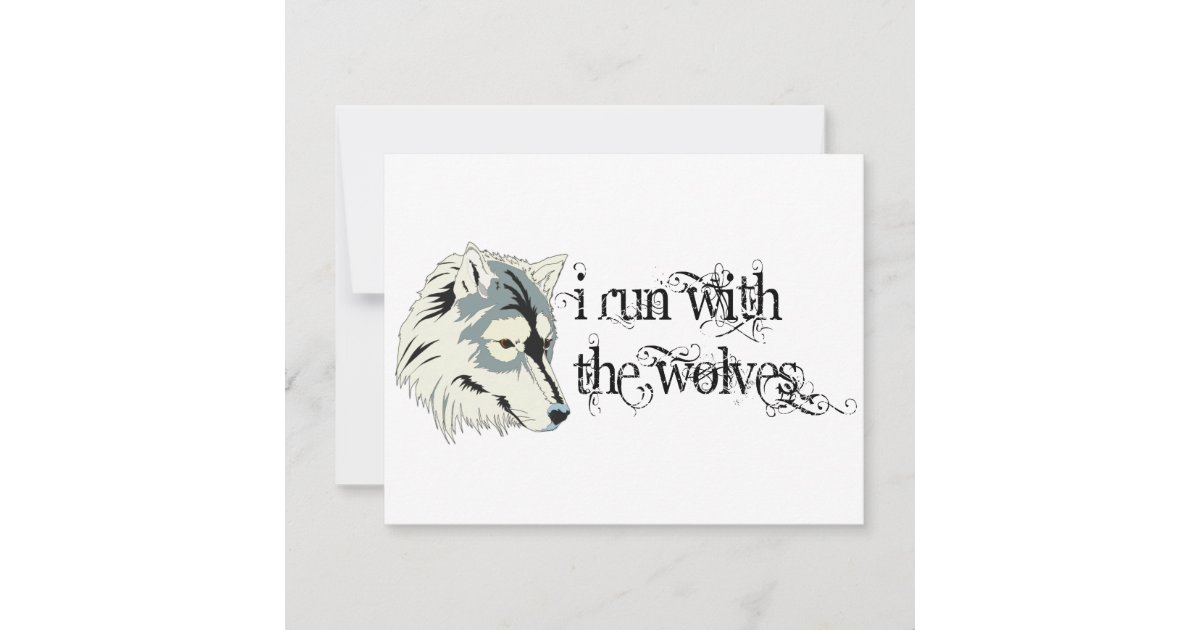 I Run With The Wolves -- Vampires | Zazzle